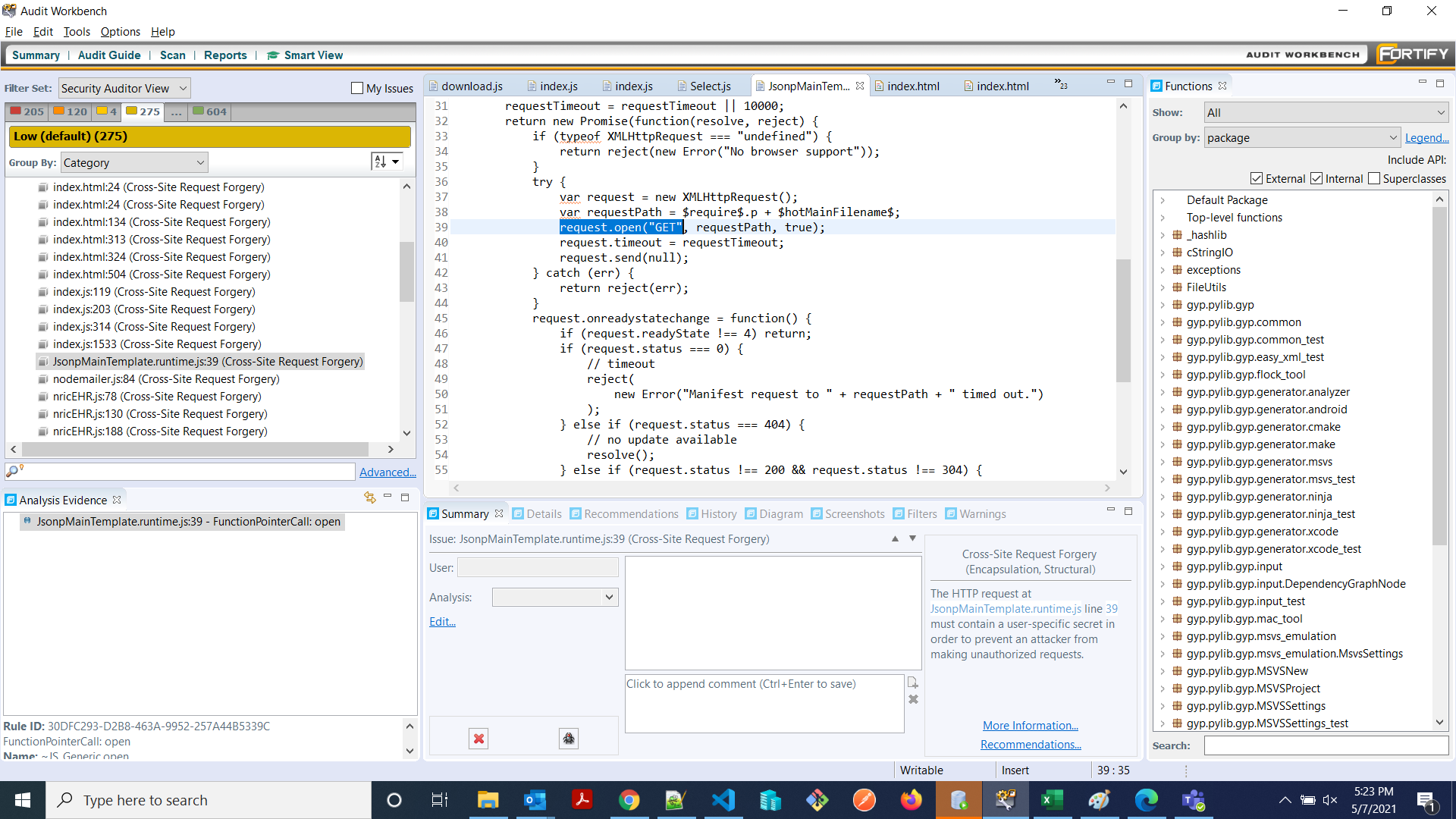 Security Vulnerability Pick Up By Fortify Scan · Issue 13321 · Webpack Webpack · Github