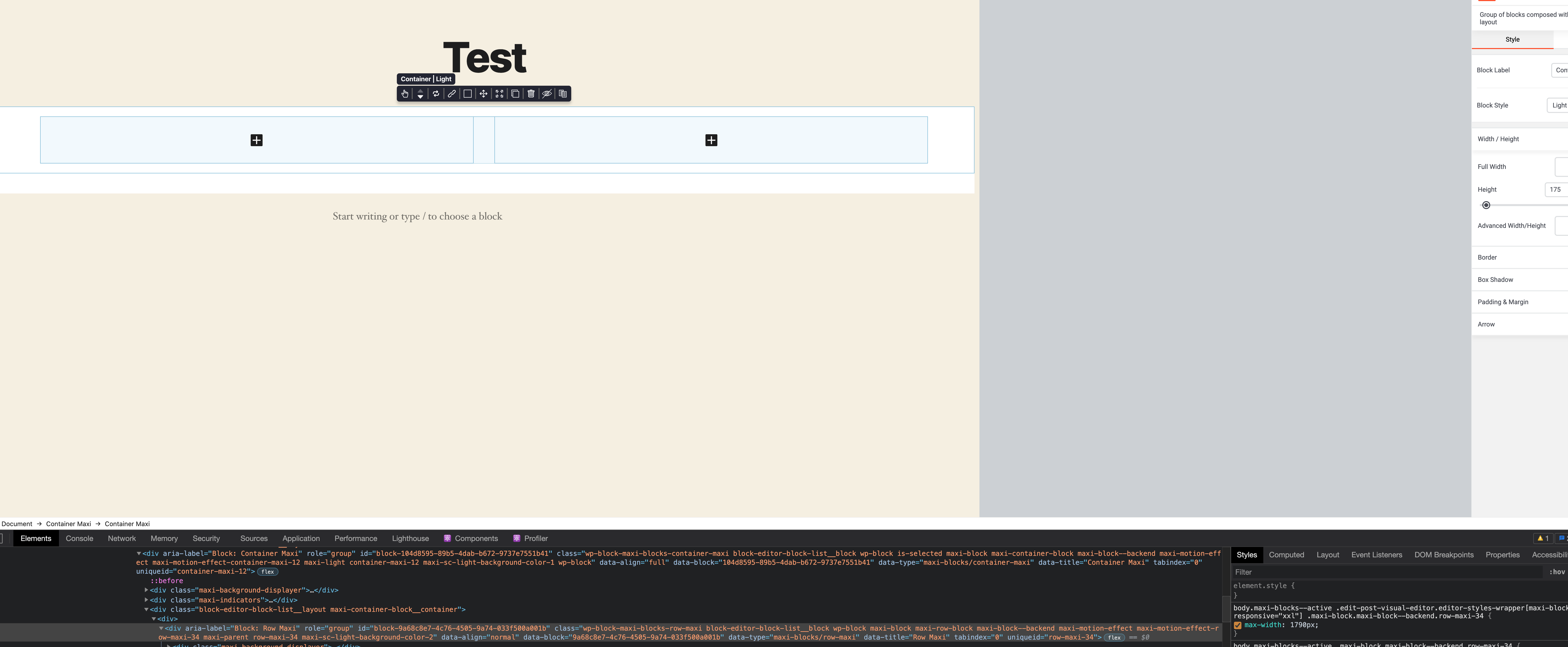 Row width on 4k · Issue #1437 · maxi-blocks/maxi-blocks · GitHub