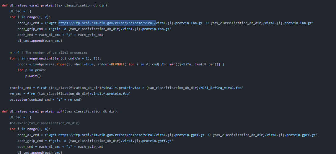 About the update problem about the script "downloadDB.py" · Issue #10 · AnantharamanLab/ViWrap ...