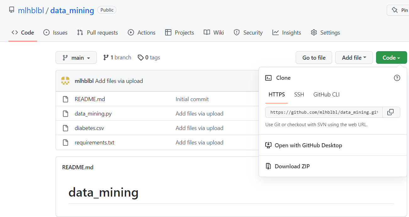 GitHub - mlhblbl/data_mining