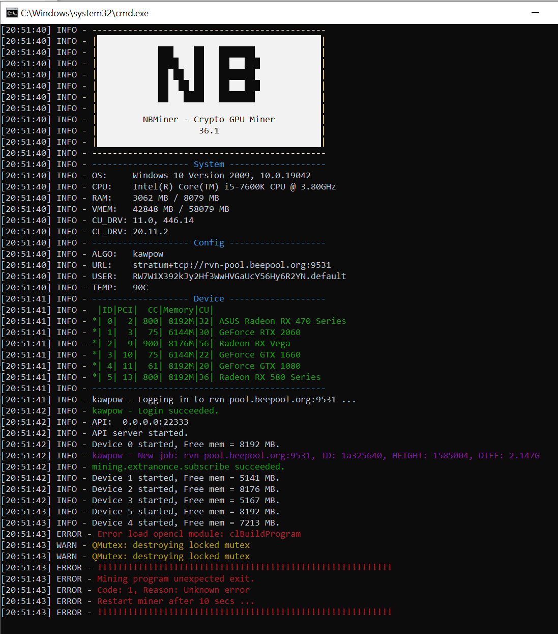 Clbuildprogram Error · Issue 203 · Nebutechnbminer · Github 8812