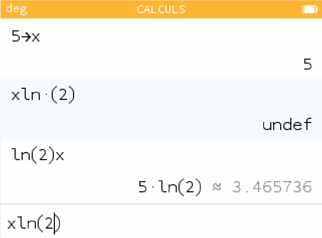Implicit Multiplication And Logarithm · Issue 1559 · Numworks Epsilon