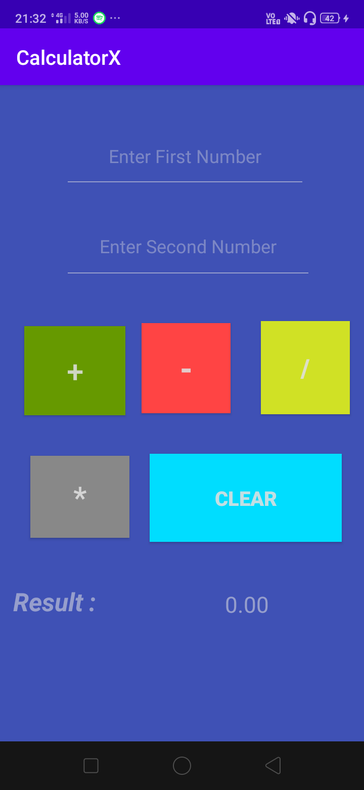 GitHub - himanshuhx/CalculatorX: A Simple Calculator Android Application