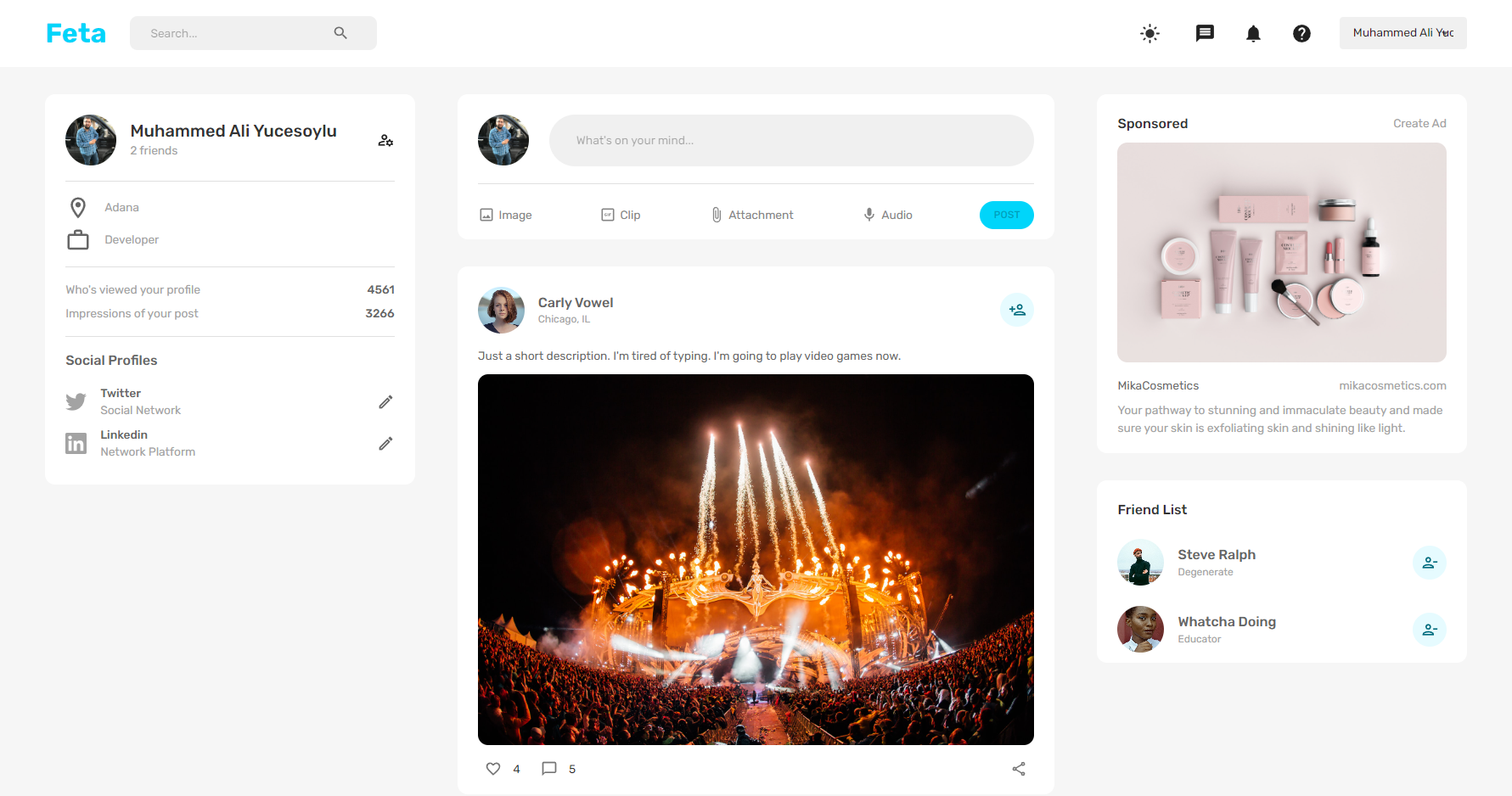 GitHub - mayuces/MERN_Social-App: Fullstack Social App With MongoDB