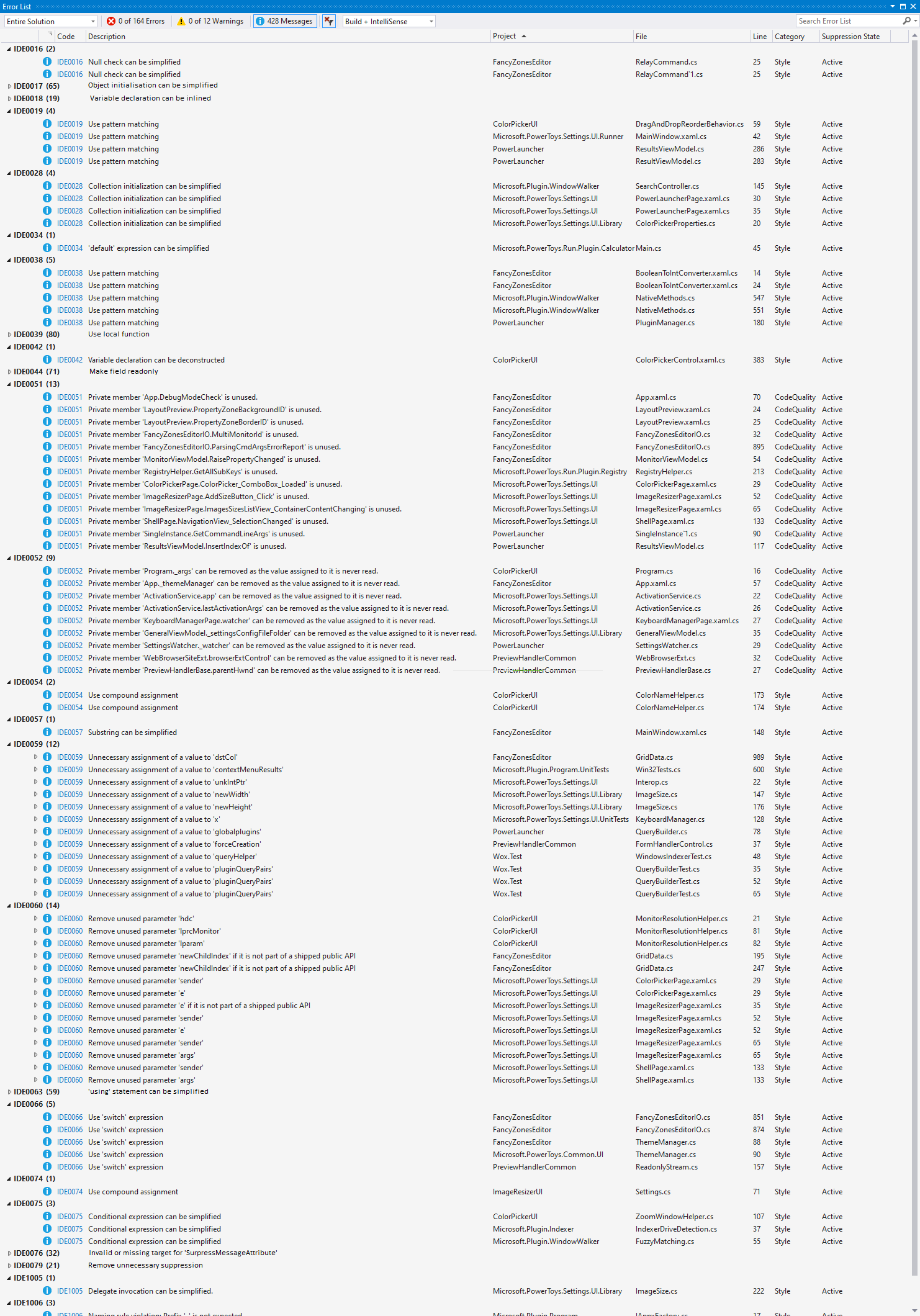 Can't run or debug in Visual Studio - huge list of errors and warnings · Issue #9368 · microsoft ...