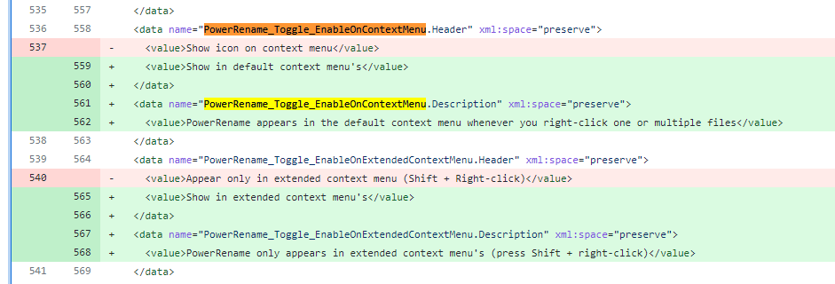 [PowerRename] `Show in default context menu's` option hides icon, not PowerRename option · Issue ...
