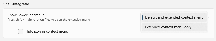 Extended context menu option for all functions please · Issue #15216 · microsoft/PowerToys · GitHub