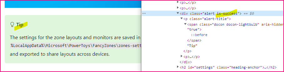 CSS for "alerts" in docs are incorrect? · Issue #3784 · MicrosoftDocs/windows-dev-docs · GitHub