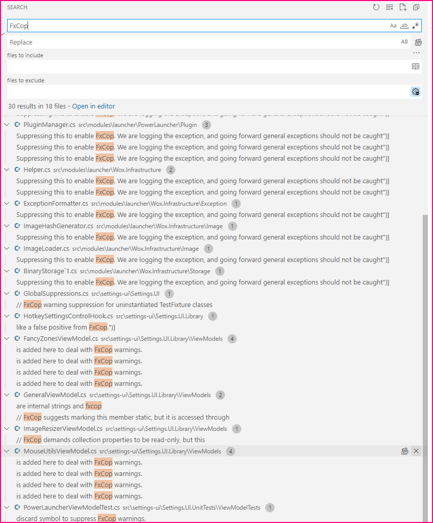 Migrate FxCop to Net analyzers · Issue #8375 · microsoft/PowerToys · GitHub