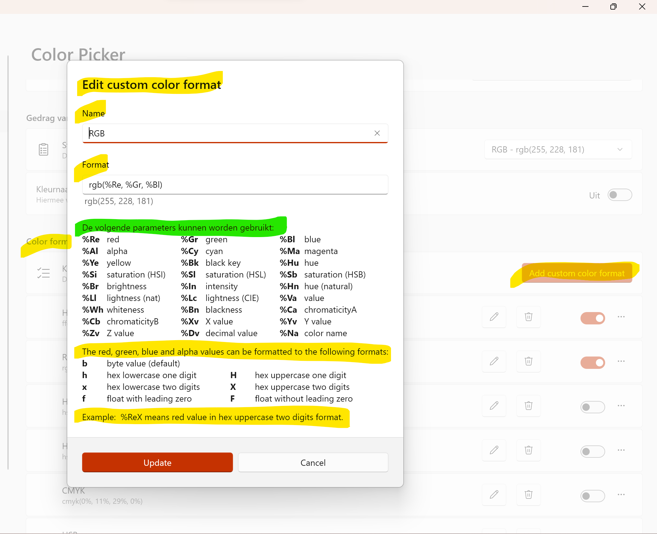 Settings: Translations of Color Picker are lagging · Issue #22535 ...