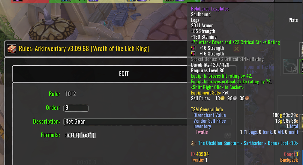 [BUG] Outfit rule is not parsing in-game wotlk equipment manager · Issue #1617 · arkayenro ...