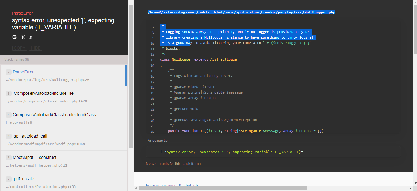 Erros ao solicitar relatorios · Issue #1990 · RamonSilva20/mapos · GitHub