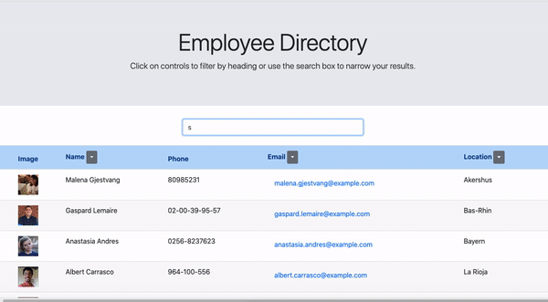 GitHub - Ninetta11/19-React-Employee-Directory: React Employee Directory