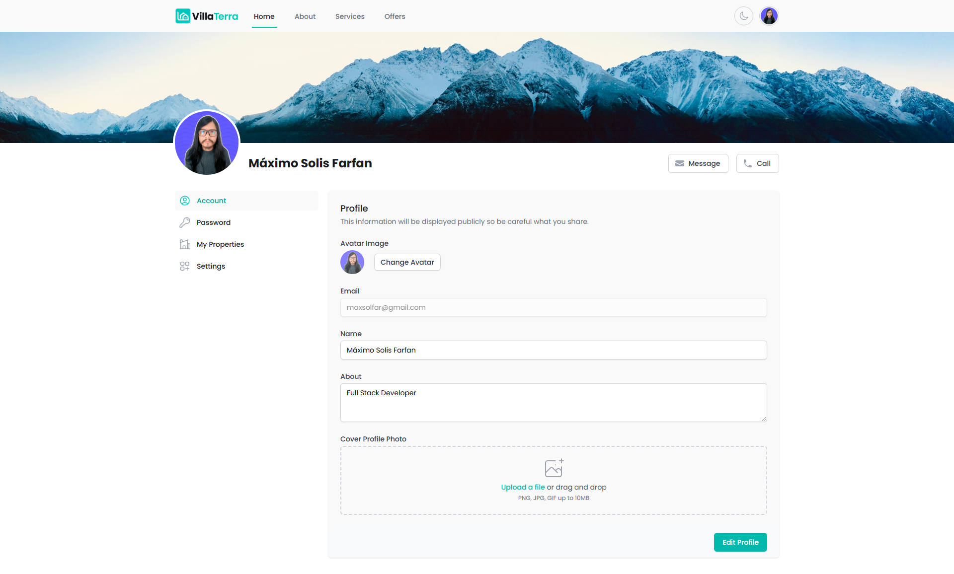 GitHub - maxsolfar/villaterra-react