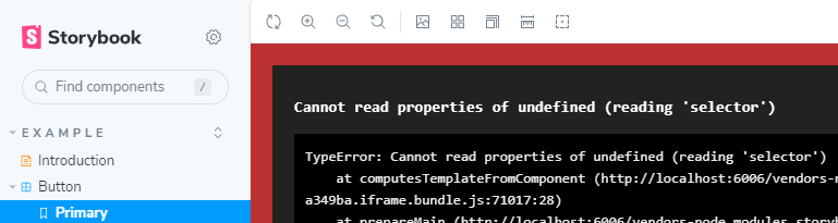 Storybook and angular library: Cannot read property 'selector' of undefined · Issue #14828 ...
