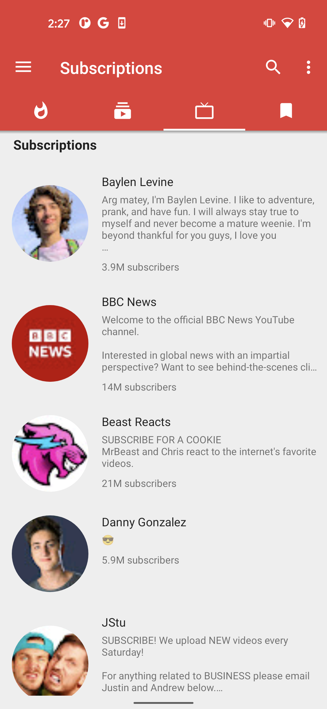 Card mode when showing channel list item search results · Issue #9703 · TeamNewPipe/NewPipe · GitHub