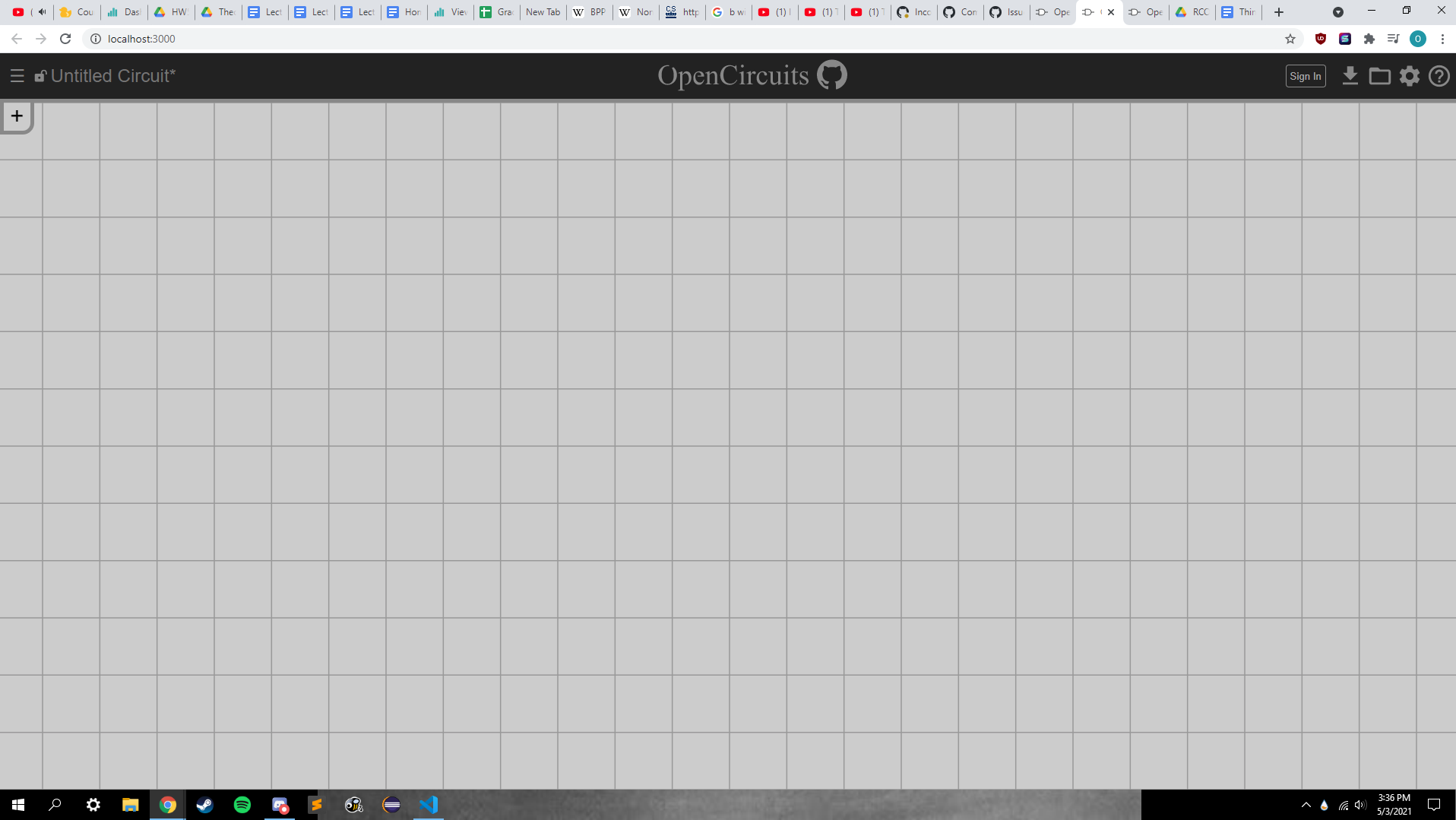 Coordinate default zoom with zoom-to-fit with no components · Issue #657 · OpenCircuits ...