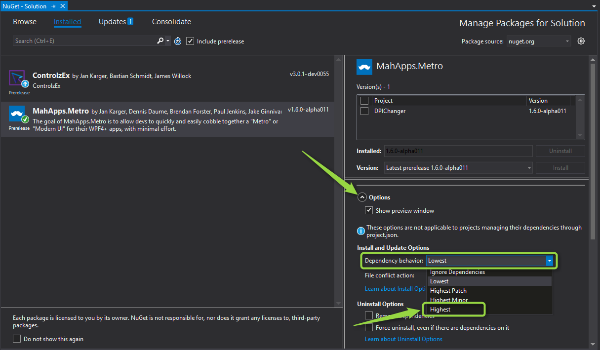 Issues with the ControlzEx dependency · Issue #3047 · MahApps/MahApps.Metro · GitHub