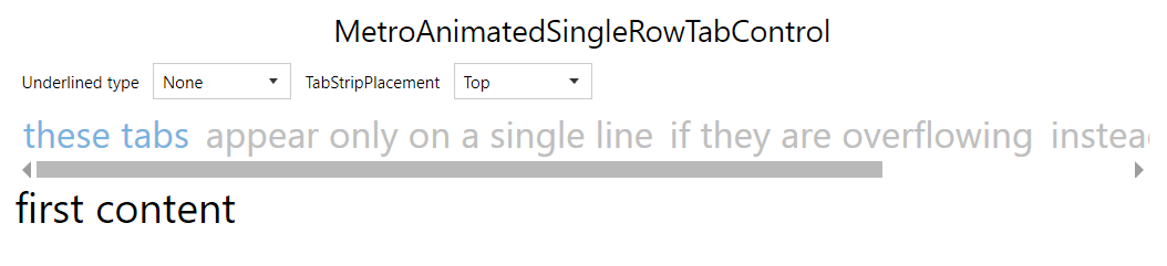 TabControl & Scroll · Issue #3099 · MahApps/MahApps.Metro · GitHub