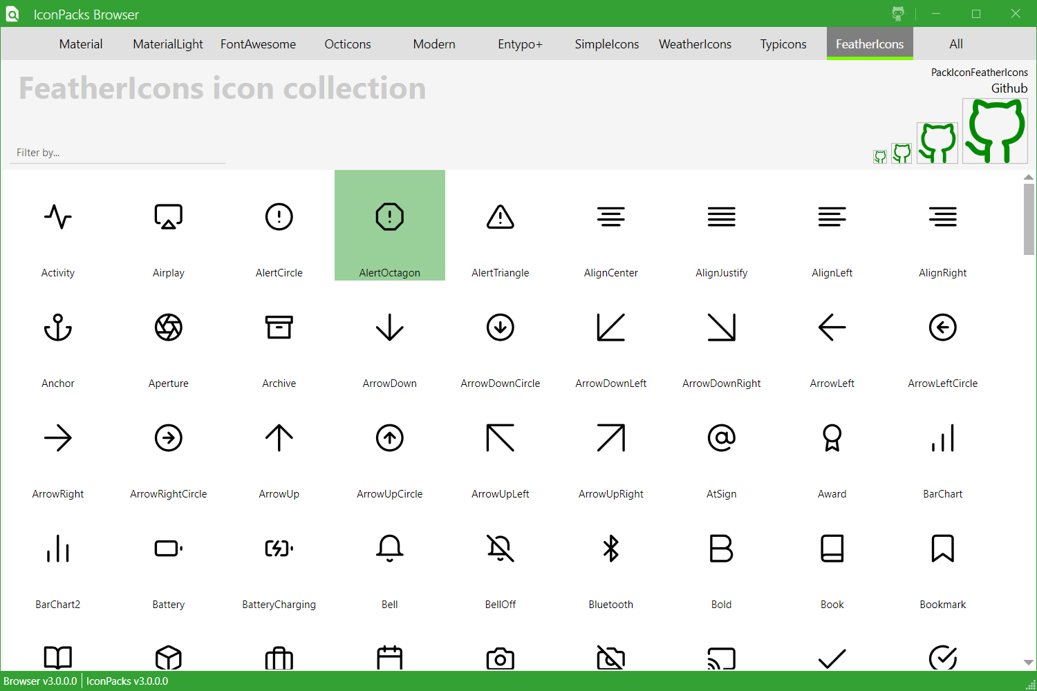 Possible new [IconSet] - Feather · Issue #67 · MahApps/MahApps.Metro ...