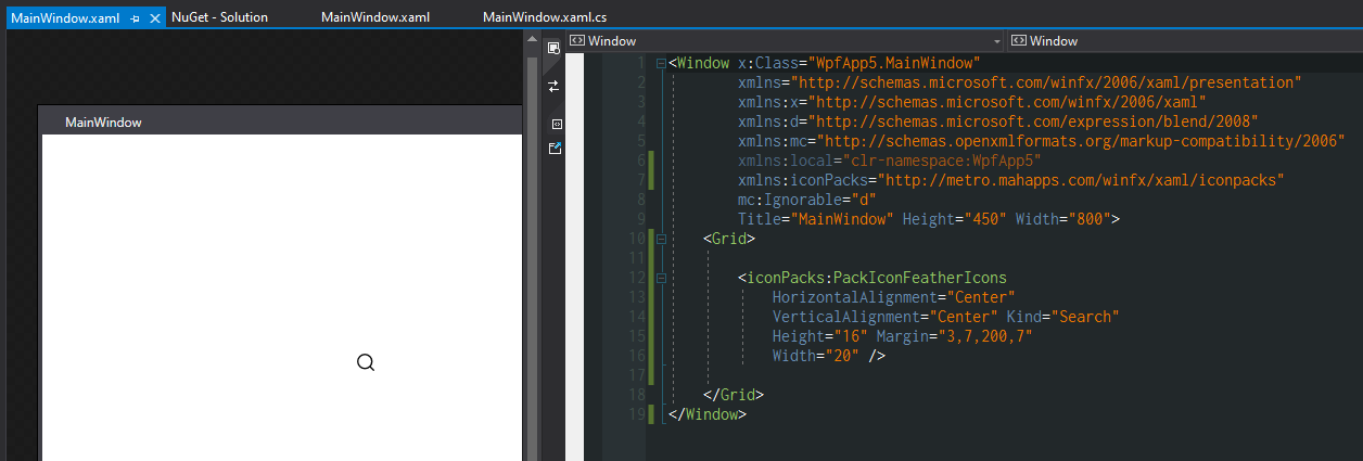 Icon not visible in designer · Issue #251 · MahApps/MahApps.Metro.IconPacks · GitHub