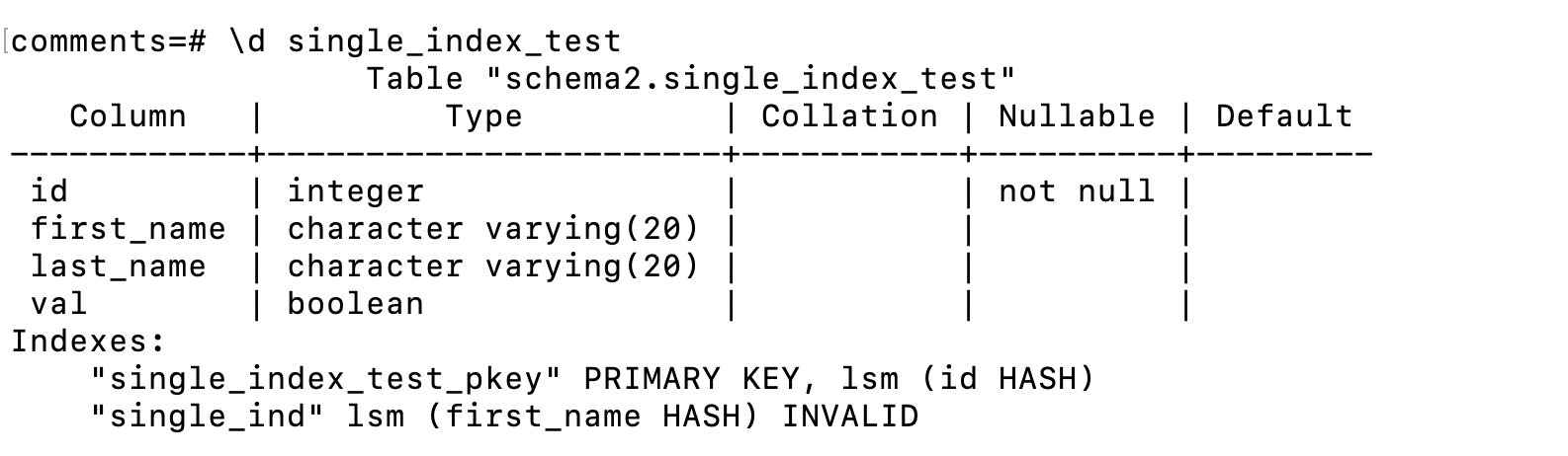 Postgres In Case Of Multiple Source Schemas The Index Creation For 2nd Schema Fails · Issue