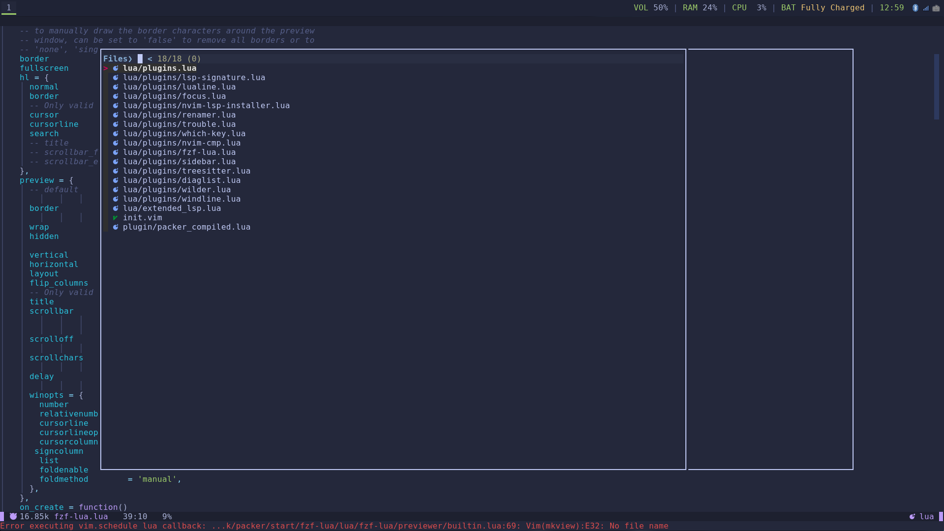 Error When Running Commands · Issue #288 · ibhagwan/fzf-lua · GitHub