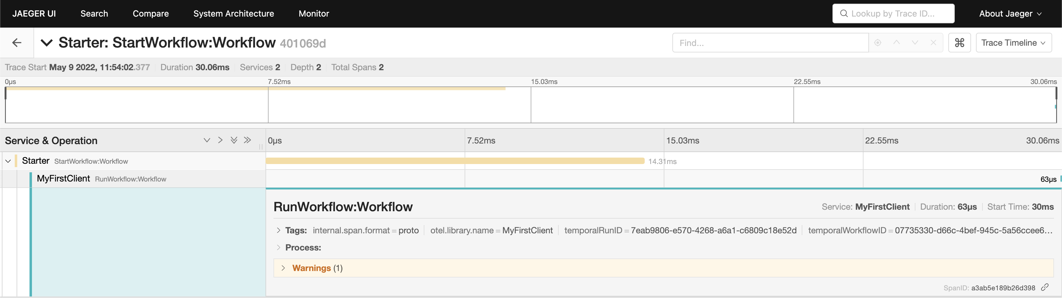 Logs are not added to OpenTracing Spans when tracing is enabled · Issue #802 · temporalio/sdk-go ...