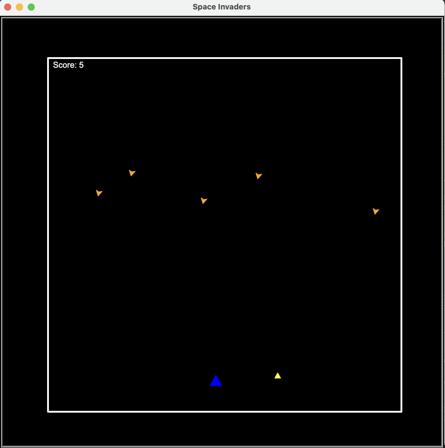 Game crashes when all enemies · Issue #2 · seewahtse/space-invaders ...
