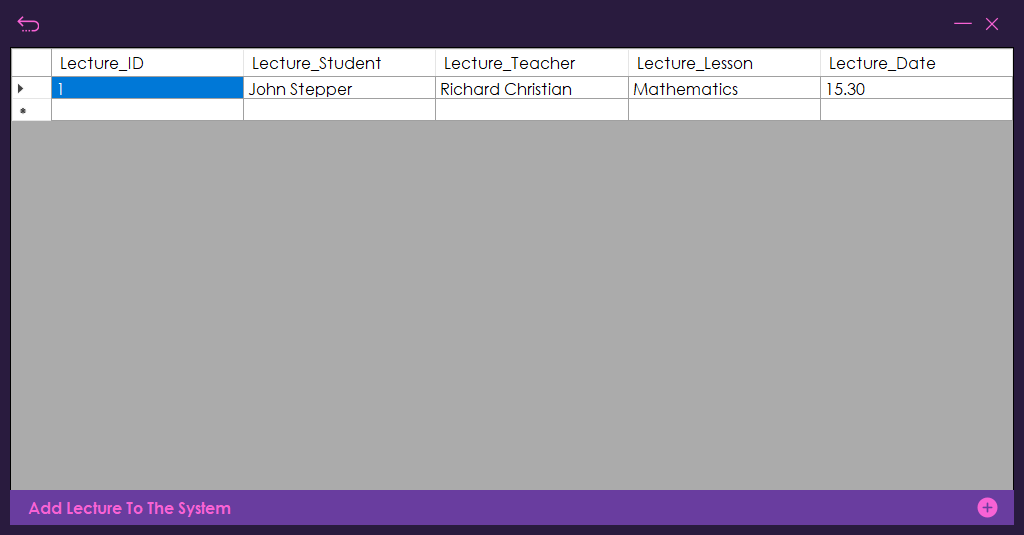 Github Optinapustyn Tutorx A Private Lecture Management System