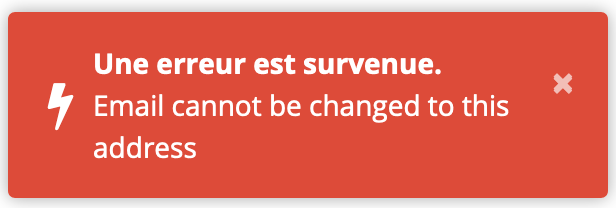 Impossible to change email adress if "allow new signups" is setup on ...