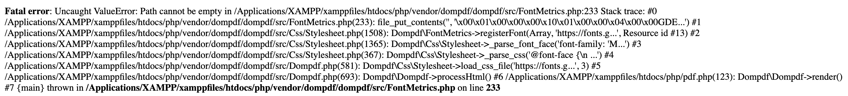 Unable to use custom font style [v2.0.1] · Issue #3082 · dompdf/dompdf · GitHub