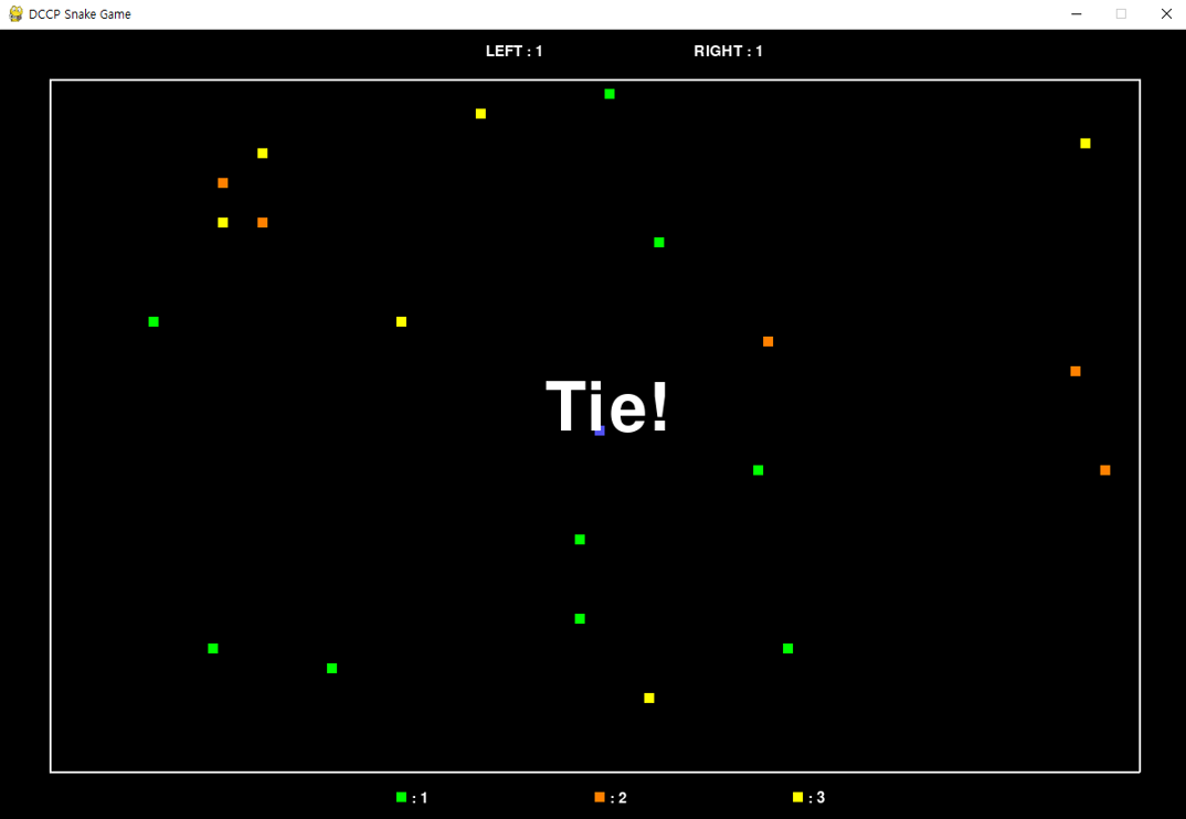GitHub - kyeong8/SnakeGame: pygame을 사용한 2인용 snakegame