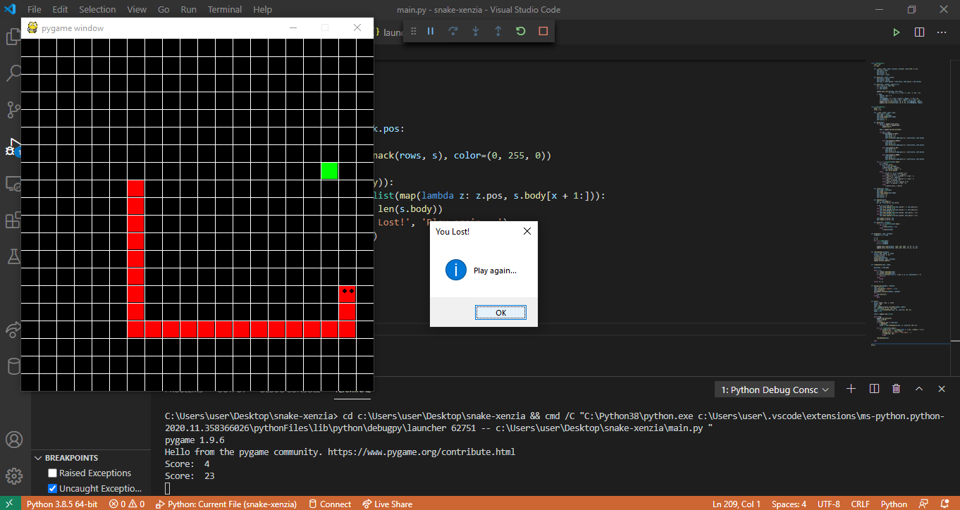 GitHub - DENNIS-CODES/SNAKE--XENZIA