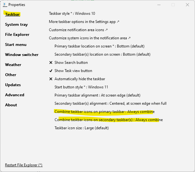After EP update, taskbar buttons always shows full (long) title · Issue ...