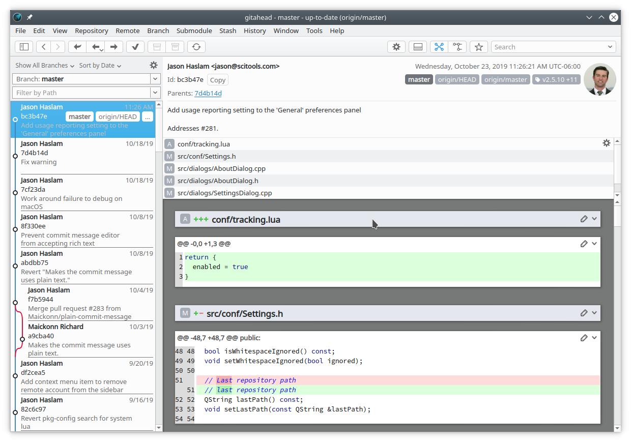 History font size on Linux · Issue #297 · gitahead/gitahead · GitHub