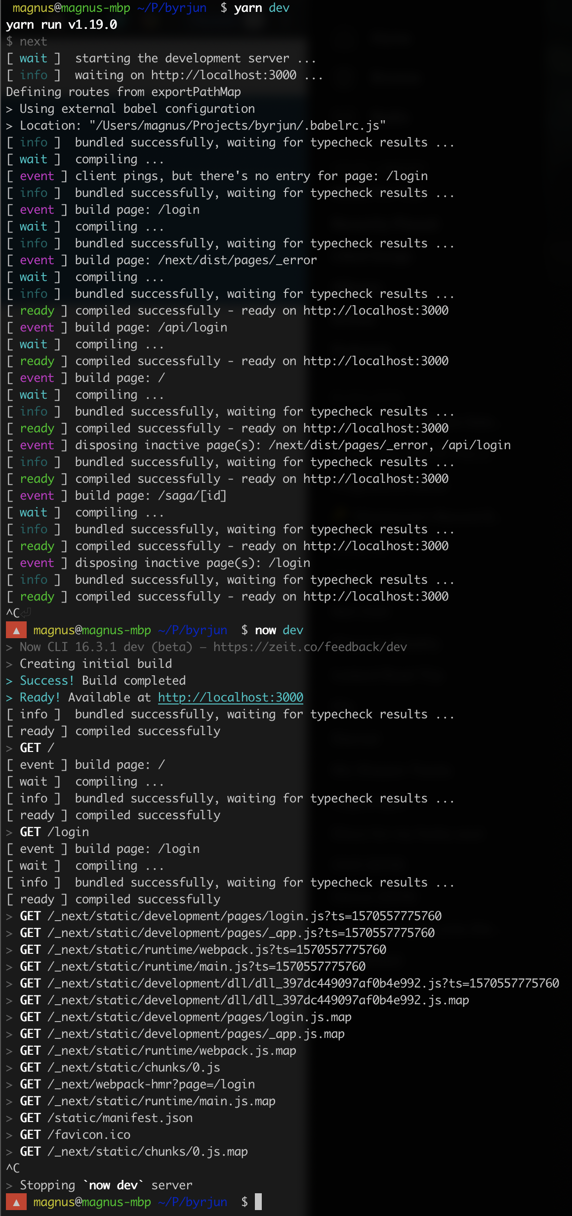 Color Coded Terminal Output From Nextjs Not Included In Now Dev Output · Issue 3135 · Vercel