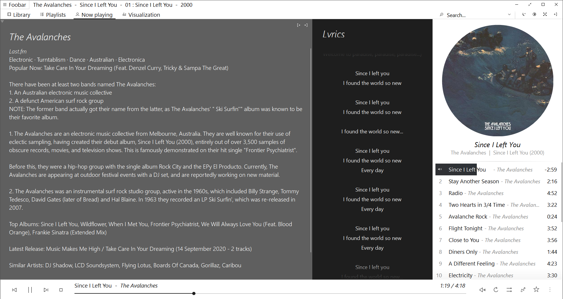 Bug with on-screen text · Issue #108 · Ottodix/Eole-foobar-theme · GitHub
