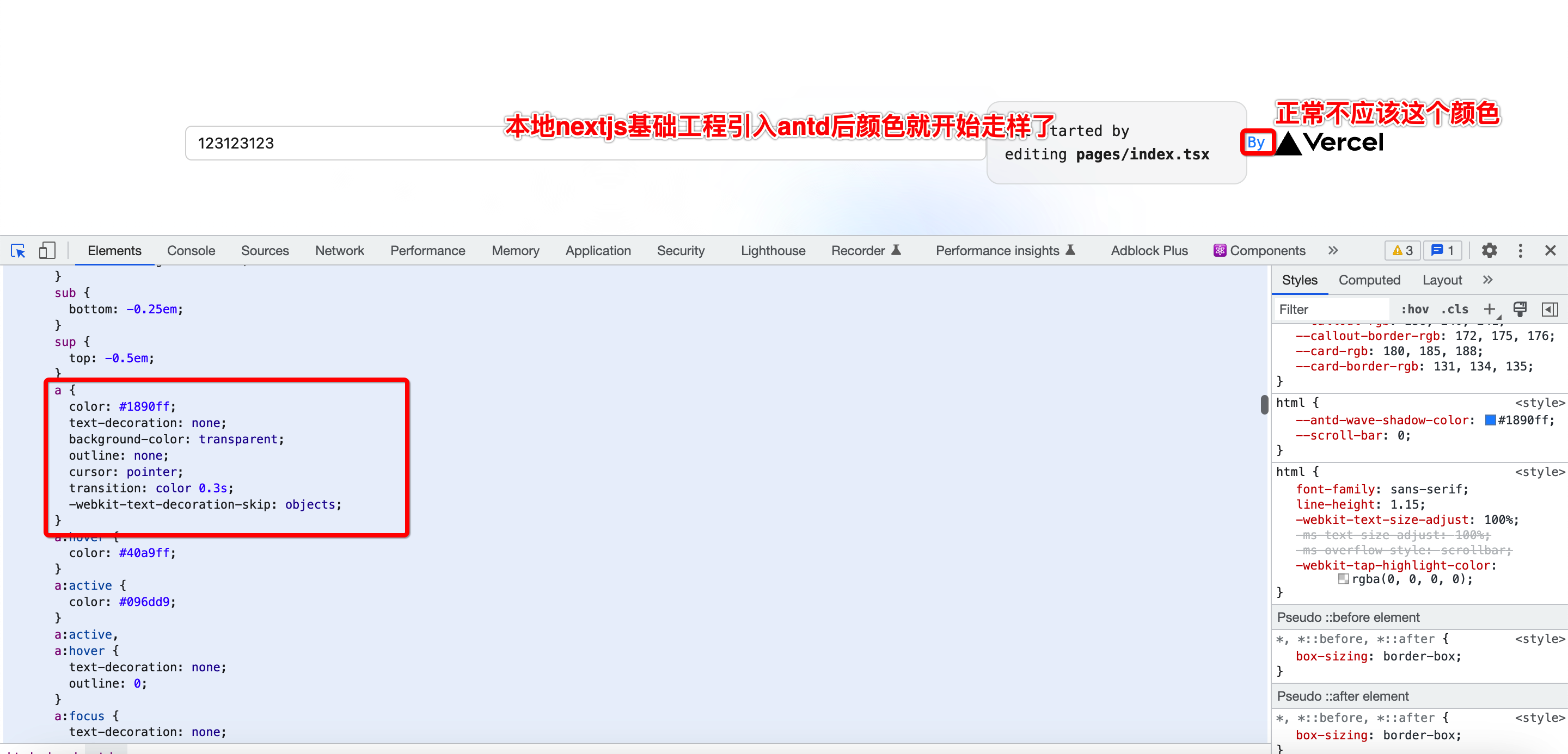 严重的样式污染 · Issue #41308 · ant-design/ant-design · GitHub