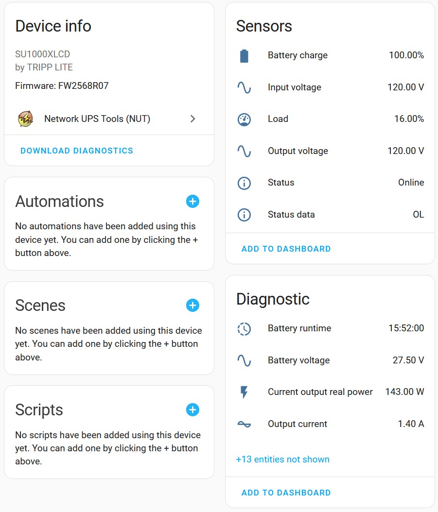 Nut Integration Some Sensors Classed As Diagnostic Should Be Stateclass Measurement · Issue