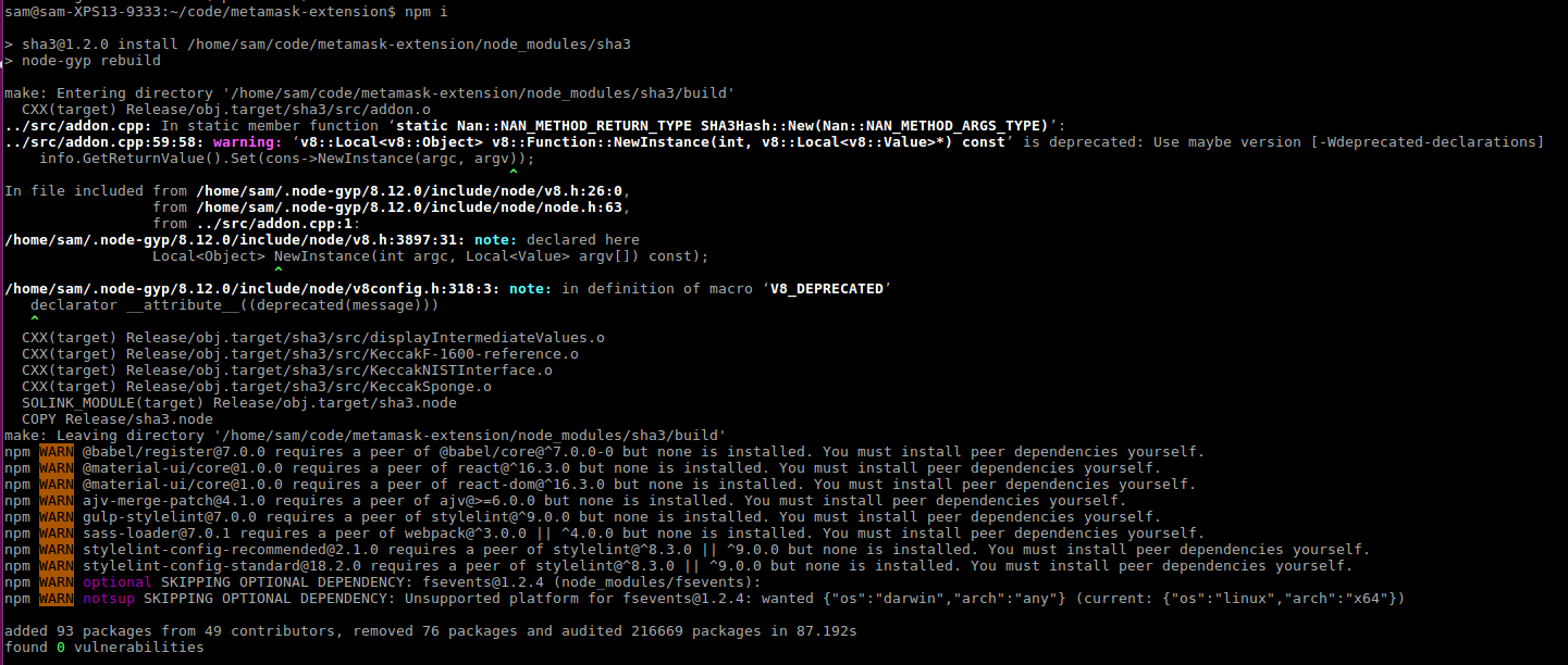 Cant build deps · Issue #5728 · MetaMask/metamask-extension · GitHub