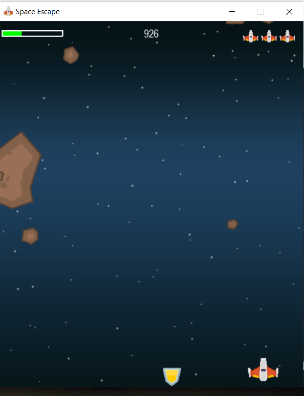 GitHub - Guoxuan99/Space-Escape: Extra Project - Pygame Space Escape ...