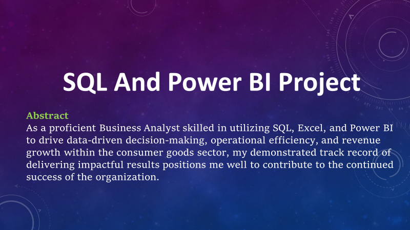 GitHub - bassa-ops/Sql_and_Power_BI_project: Data-Driven Business Analysis & Visualization project