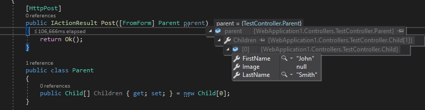 IFormFile binding doesn't work correctly using square bracket notation · Issue #30293 · dotnet ...