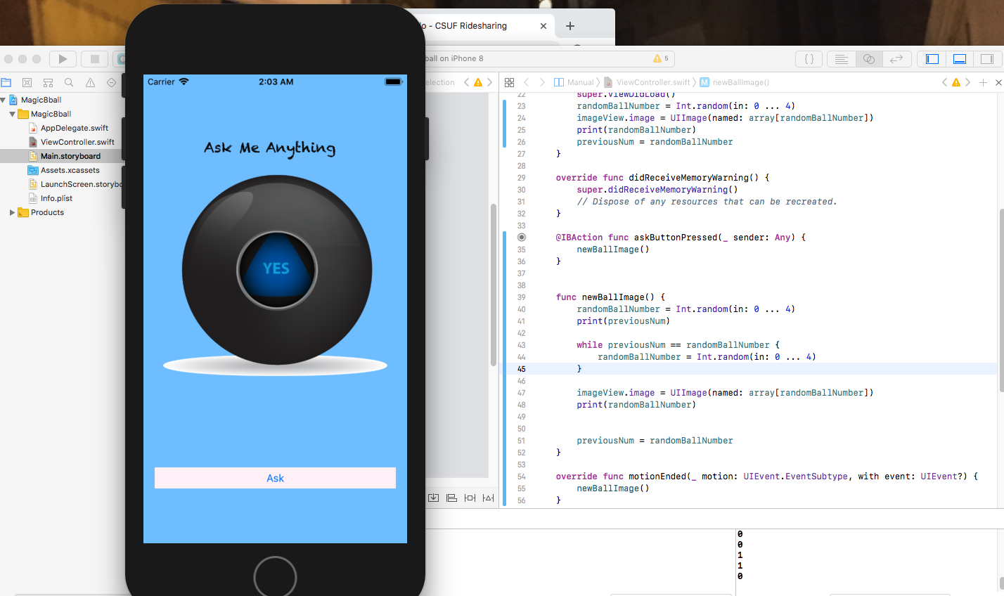 GitHub - Chris-stain/Magic8ball: An iOS 12 application that simulates a ...