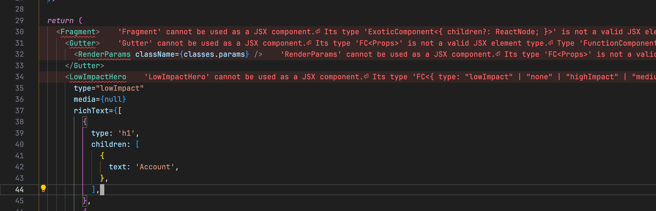 Various components "cannot be used as a JSX component." · Issue #3722 · payloadcms/payload · GitHub