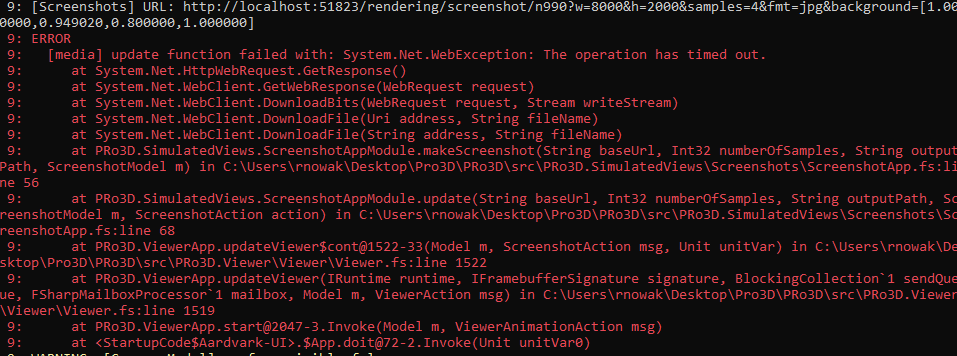 Screenshot fails after surface visibility change · Issue #260 · pro3d-space/PRo3D · GitHub