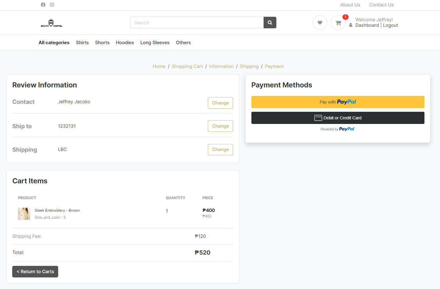 GitHub - jeffjcb/southcartel-app: An ecommerce site loaded with a comprehensive recommender ...