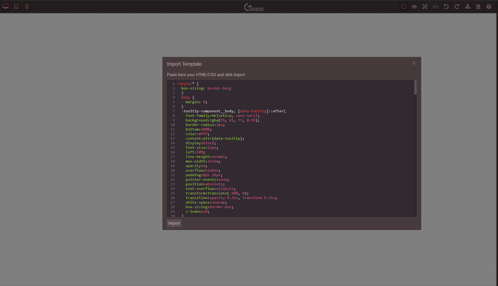 [Bug] when removing a tooltip its css is not removed · Issue #2800 · GrapesJS/grapesjs · GitHub