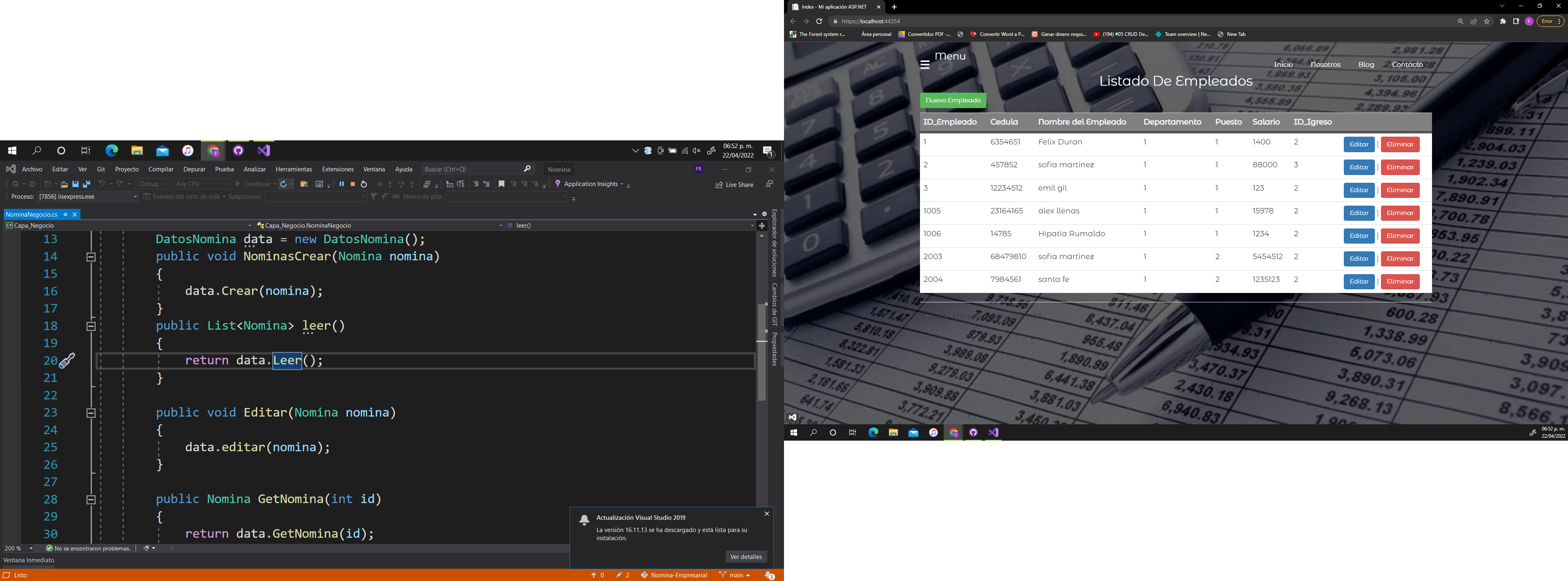 GitHub - Felix123Duran/Nomina-Empresarial